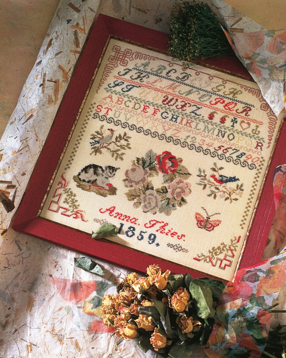 Anna Thies 1859 Broderisæt 35x35 cm – Køb billigt her