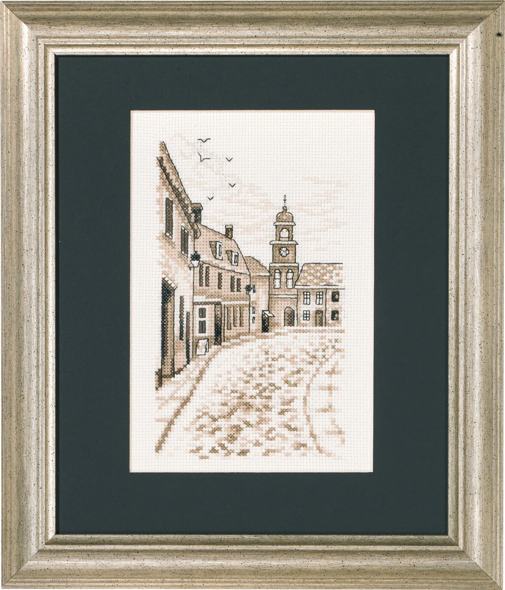 Landsbyen R5329/99PP broderisæt 23x28cm – Køb billigt her