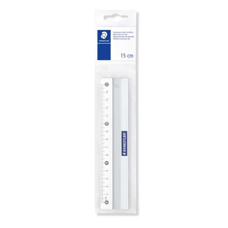 STAEDTLER aluminium lineal 15 cm - Kæmpe udvalg