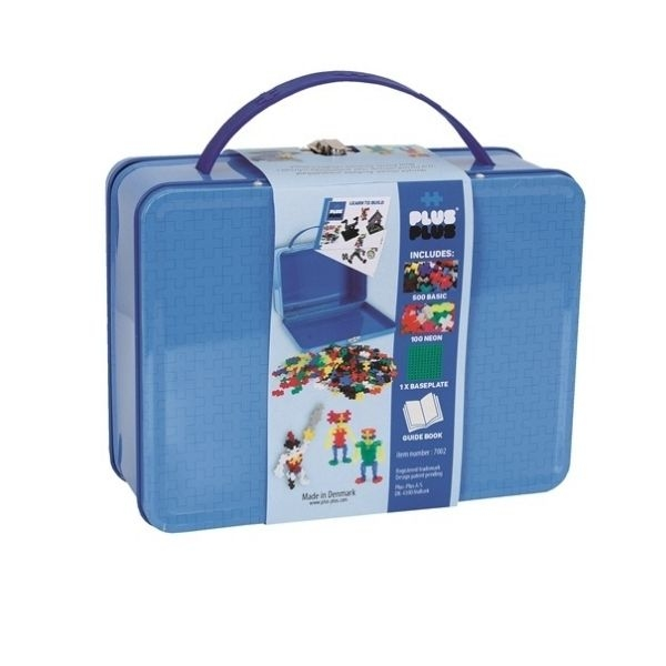 Plus-Plus Metal Kuffert, Basic Mix, 600 Stk. - Køb billigt her