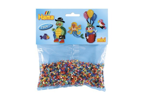 Hama Mini Perler 7.500 stk. Mix - Køb billigt her