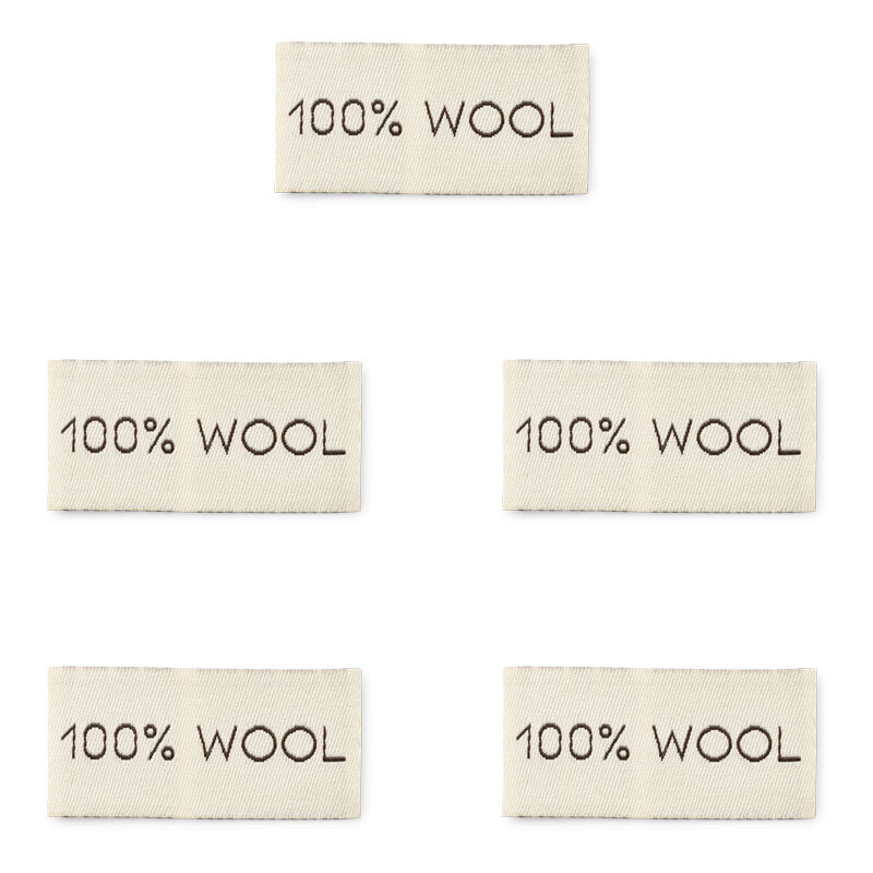 LindeHobby 100% Wool, Label (4 cm x 2 cm) - Køb billigt her