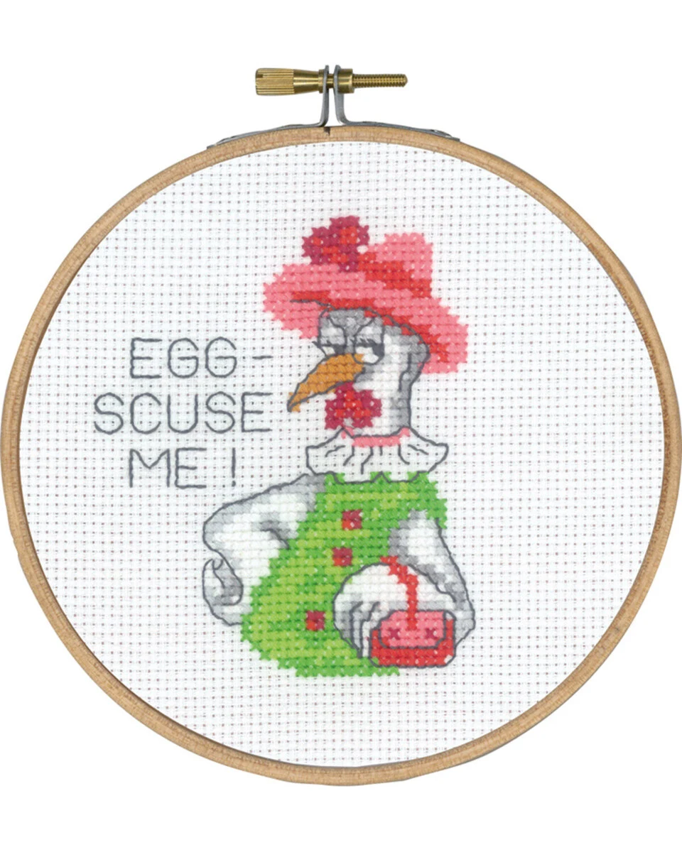 Egg-scuse me 5810/13 broderisæt - Køb billigt her